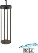 LD 19301-18 ANSELM LED stolní lampa na baterie černá 50cm dotykový stmívač IP44 zahradní svítidlo 2700K - JUST LIGHT