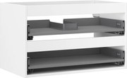 Mexen Box-A, závěsná skříňka 80 cm, 2 zásuvky, bílá matná, 91AX0-0800-470-2-01