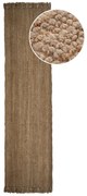 Hnědý jutový běhoun Flair Rugs Jute, 60 x 230 cm