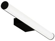 Černé nástěnné svítidlo SULION Caspio, délka 60 cm