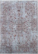 Ručne viazaný kusový koberec Diamond DC-SIRAPI Silver / copper, 180x275, červená, chodba / predsieň, Diamond Carpets India