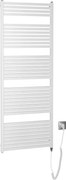Aqualine Aqualine, TONDI-E elektrické topné těleso, rovné, 600x1690 mm, 800W, bílá, DE490T