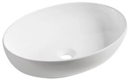 Laveo Desna, umyvadlo 51x39 cm, oválné pultové umyvadlo na desku, bílá, LAV-VUD_6251