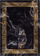 120x170 Kusový koberec Miro 51278.809 Marble black gold