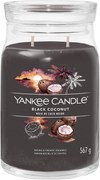 Yankee Candle vonná svíčka Signature ve skle velká Black Coconut 567g