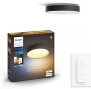 Philips -LED Stmívatelné svítidlo Hue ENRAVE S LED/9,6W/230V pr. 261 mm černá+DO