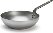Ocelová pánev WOK de Buyer MINERAL B P.28cm