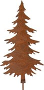 Rustikální rezavý zápich stromek Christmas Tree Rust L - 11*1*52 cm