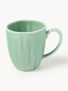Sada porcelánových hrnků s reliéfem Sali, 4 díly
