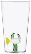Ichendorf Milano designové sklenice na vodu Marine Garden Longdrink White Fish Green Seaweed