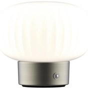LED Stmívatelná dotyková stolní lampa LATTE LED/1,8W/5V USB 2000 mAh chrom/bílá
