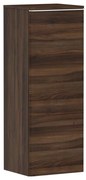 Hansgrohe Xelu Q - Boční skříňka 40x107x35 cm, 1 dvířka, panty vlevo, tmavý ořech/matná bílá 54130700
