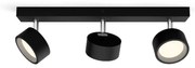 Philips - Tříbodové svítidlo, 2700 K, 16,5 W, černá 929003299201