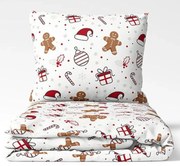 TOP Bavlněné povlečení WINTER COLLECTION 140x200+70x90 Perníčky