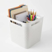 Rotho Úložný box s madly BRISEN 18l, 29x29x29cm, bílý