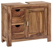 furniture-nabytek.cz - Masivní umyvadlová skříňka Lagano z palisandru, lakovaná, hnědá – 70×30×63 cm