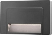 NV 8403626 Venkovní nástěnné svítidlo LUTON tmavě šedý ABS LED 1.2W 3000K IP65 100-220V vč. driveru - NOVA LUCE
