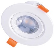 Solight LED podhledové světlo bodové, 5W, 400lm, 3000K, kulaté,  bílé