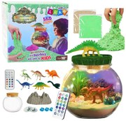 RKToys Kreativní terrárium Dinosauři s LED světlem