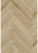 Mexen Worcester  vinylové panely rybí kost 635 x 127 mm SPC 6,5 mm, podklad IPEX 1,5 mm, 4 V-drážka, Dub