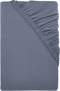 Livarno® Žerzejové napínací prostěradlo, 180-200 x 200 cm (modrá)