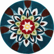 GRUND Mandala předložka HARMONIE zelená Rozměr: ø 100 cm