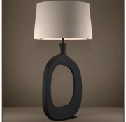 Eglo 390424 - Stolní lampa DIEZMA 1xE27/60W/230V 88 cm černá/krémová