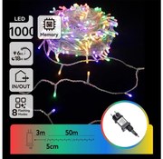 Aigostar - LED Venkovní vánoční řetěz 1000xLED/8 funkcí 53m IP44 multicolor