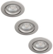 Philips - SADA 3x LED Stmívatelné podhledové svítidlo DIVE LED/5W/230V 2700K