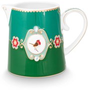 Pip Studio Love Birds mlékovka 270ml, zelená (džbánek na mléko porcelánový)