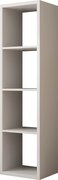 ADRK Furniture Regál Cleo II BS-CLE-II-W