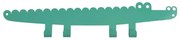 Zelený kovový nástěnný dětský věšák Crocodile – Rex London