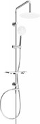 Mexen sprchový set T67 s horní hlavicí 23cm, chrom/bílá, 798676793-00