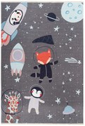 Obsession, Kusový koberec My Greta 600 space grey, 115x170, šedá, dětský pokoj