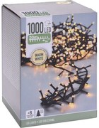 Venkovní světelný řetěz Twinkle, 20 m, 1000 LED, teplá bílá, časovač, IP44, 20 m