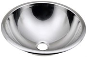 Sapho Nerez - Umyvadlová mísa, průměr 41 cm, bez přepadu, nerez 13030.B