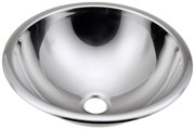 Sapho - Umyvadlová mísa, průměr 41 cm, bez přepadu, nerez 13030.B