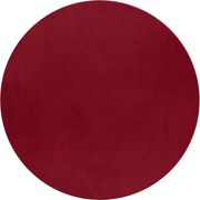 Ayyildiz, Kusový koberec Pouffy 5100 Red kruh, 120x120 (průměr) kruh, červená, obývací pokoj
