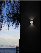 NV 726217 Venkovní nástěnné svítidlo COMO bílý hliník a sklo LED 2x5W 3000K 220-240V 2x51st. IP54 světlo ve dvou směrech - NOVA LUCE
