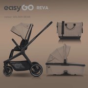 Kombinovaný kočárek EasyGo Reva 2v1 Golden Beige