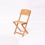 Dřevěná zahradní židle v přírodní barvě – Floriane Garden