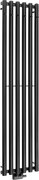 Sapho Sapho, PILON topné těleso 270x1800mm, se 4 háčky, černá mat, IZ132T