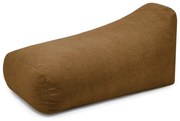 Hnědý sedací vak z textilie bouclé Snug Long 140 – SLOWDOWN