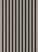 Mexen Lam-F, akustické stěnové lamely 275 × 30 cm, plstěný podklad 8 mm, technická dýha, dub popelavý, S105-275307-3015-005