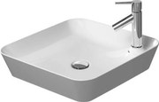 Duravit Cape Cod - Umyvadlo na desku, 46x46 cm, bez přepadu, s otvorem pro baterii, DuraCeram, bílá 2340460000