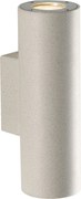 FAN I-PORTLAND-AP2 BCO Venkovní nástěnné svítidlo PORTLAND, beton/bílá, 2xGU10, IP65, 25,4 x 11,1 x 8,3 cm - FANEUROPE
