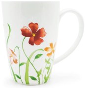 Porcelánový hrnek Lotta, 500 ml – s motivem jemných akvarelových květin
