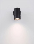 NV 9010602 Venkovní nástěnné svítidlo LIMBIO černý ABS skleněný difuzor GU10 1x7W bez žárovky IP44 světlo dolů - NOVA LUCE