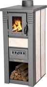 Krbová kamna Pro Lava Ceramic, 6,5 kW, 120 mm, béžová