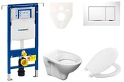 Cenově zvýhodněný závěsný WC set Geberit do lehkých stěn / předstěnová montáž + WC Ceramia S-Line Pro 111.355.00.5NR5
